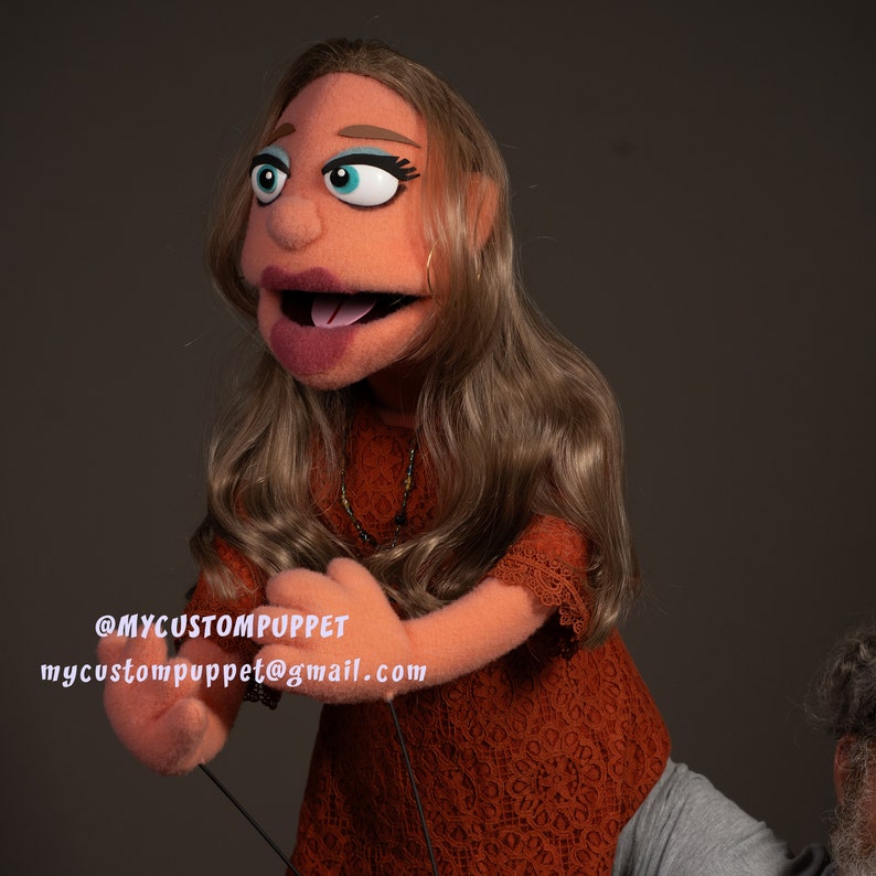 Custom Made Look Female Puppet Portrait Muppet Puppet Custom Made Puppet Half Body - Etsy