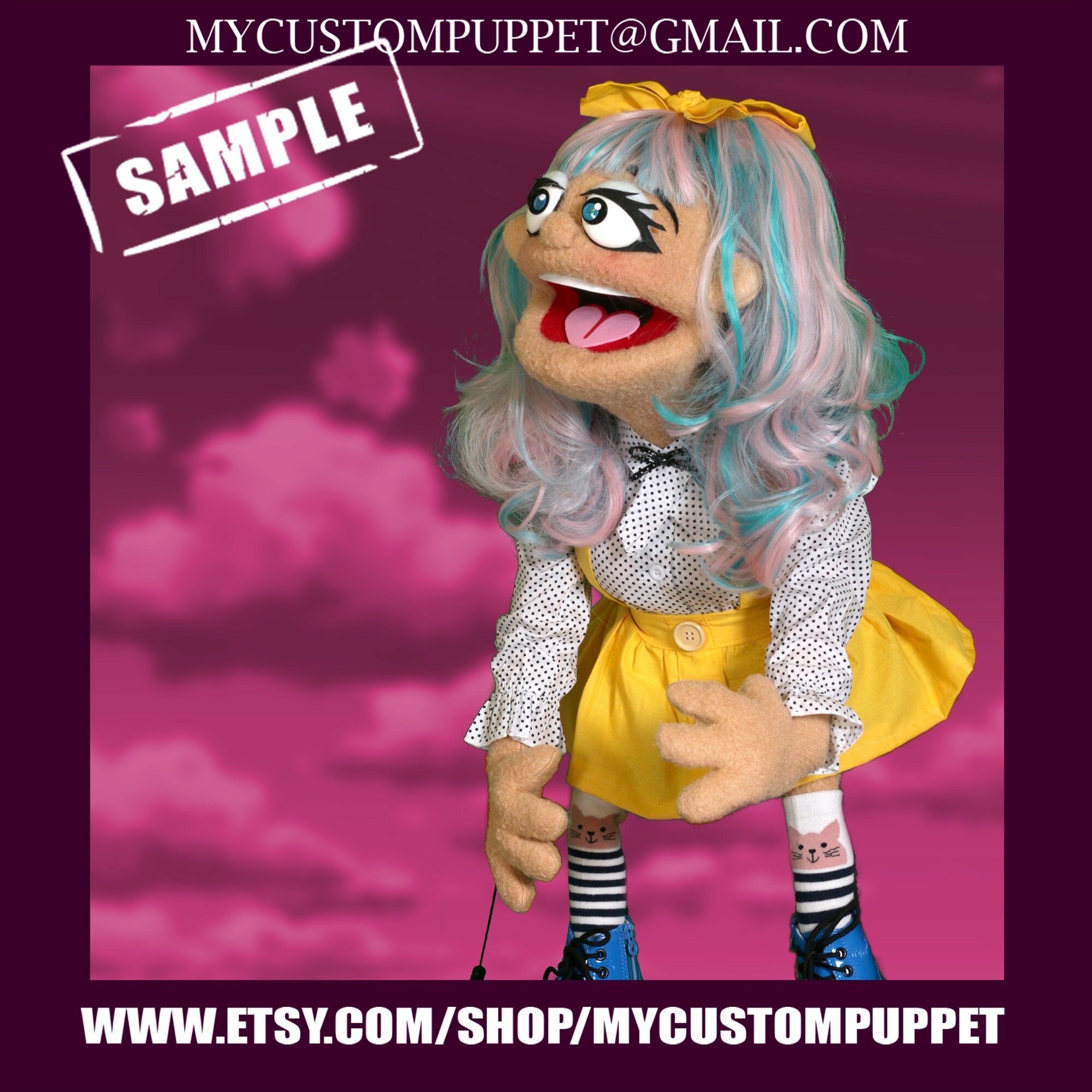 Custom Made Anime Professional Puppets Cosplay Hand and Rod Muppet Pro ...