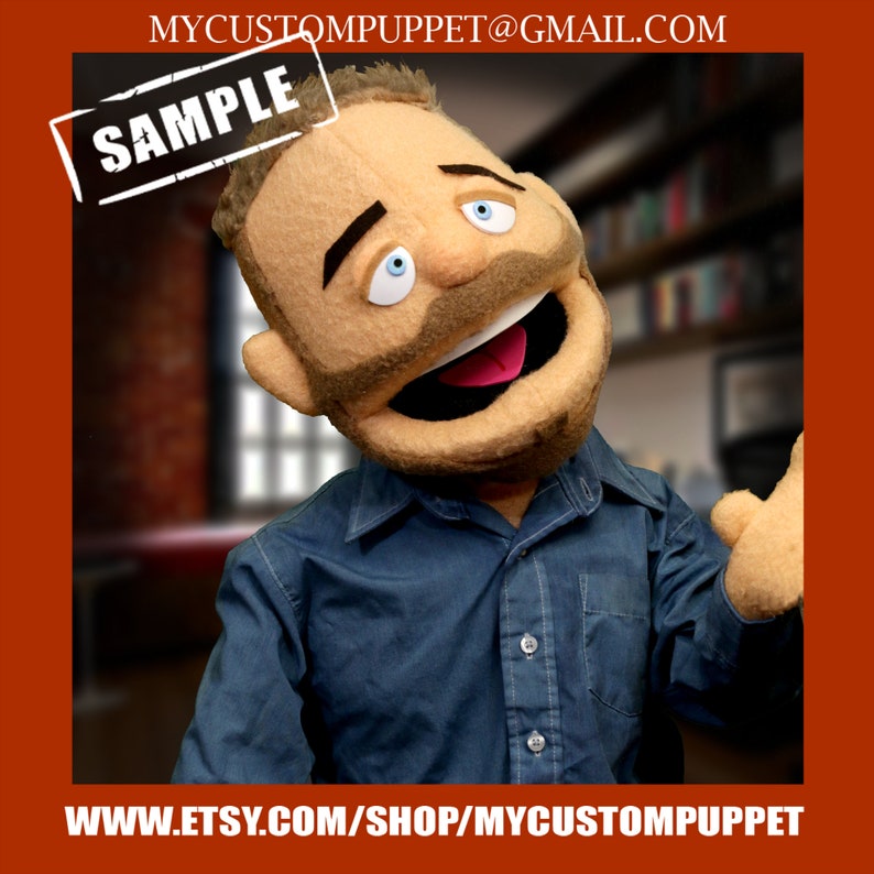 Custom Puppet Portrait Muppet puppet custom Look alike muppet | Etsy