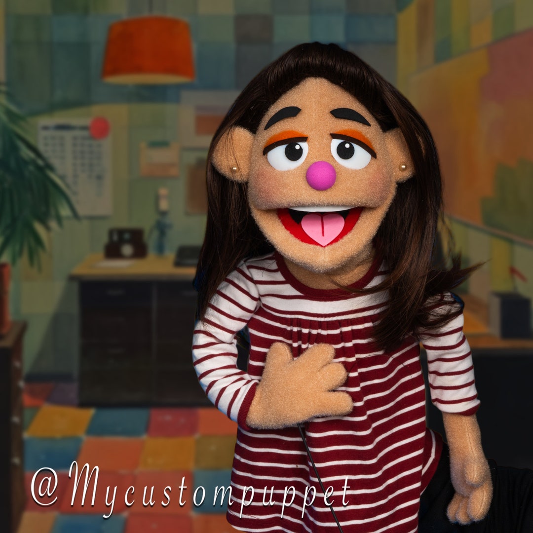 Custom Professional Rod Hand Puppet in Antron Fleece From Your Design ...