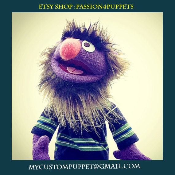 Wild MAN Custom Professional Puppet From Your Design or - Etsy