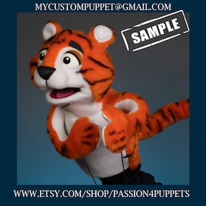 Custom Designed Tiger Puppet Made to Order Muppet Professional Custom ...
