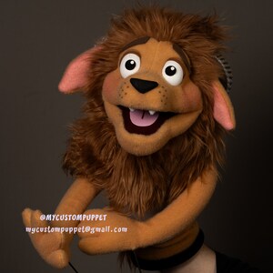 Custom Made Look Creature Puppet Portrait Muppet Type Puppet Custom Made Puppet Lion Half Body ...