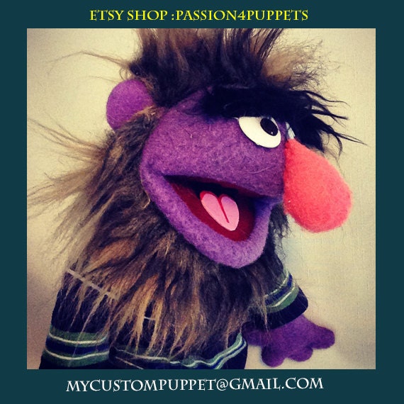 Wild MAN Custom Professional Puppet From Your Design or - Etsy