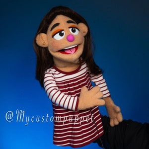 Custom Professional Rod Hand Puppet in Antron Fleece From Your Design ...