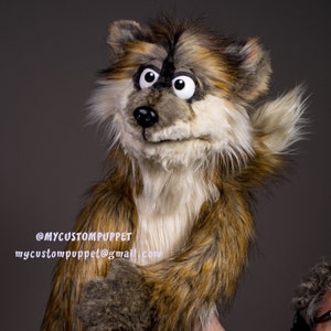 Custom Professional Animal Puppet Muppet, Wolf Puppet Custom Made ...