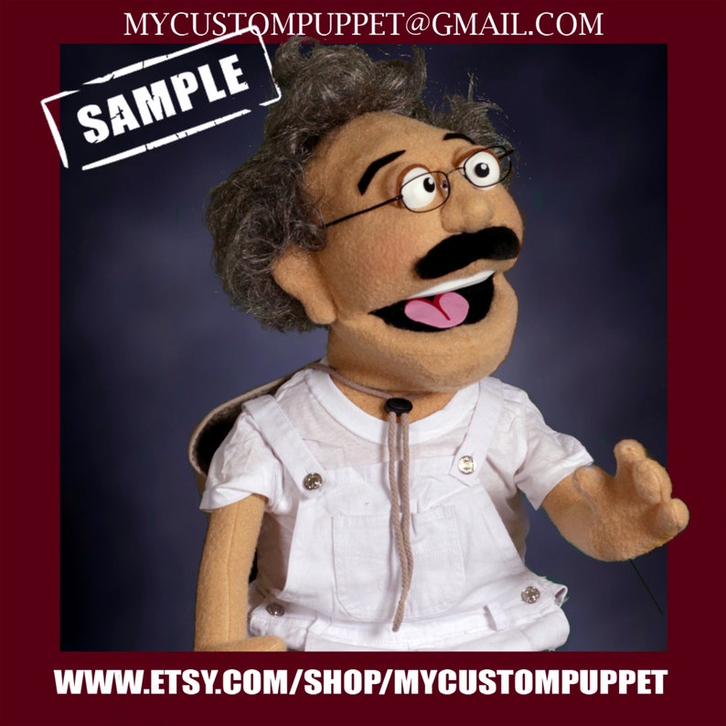 Custom made look alike portrait Muppet Puppet custom made | Etsy