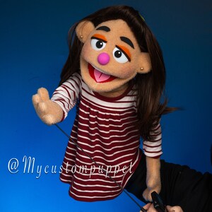 Custom Professional Rod Hand Puppet in Antron Fleece From Your Design ...