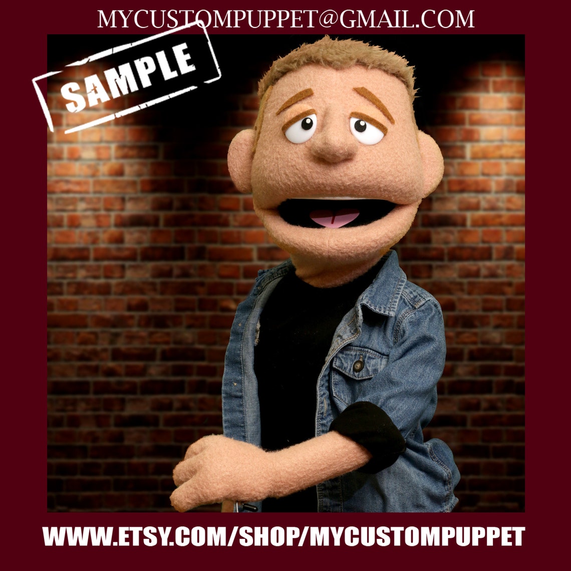 Custom Puppet Portrait Muppet Puppet Custom Look Alike Muppet Puppet ...