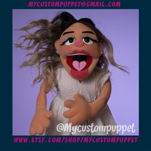 Custom Professional Female Puppet Rod Hand Puppet From Your Design or ...