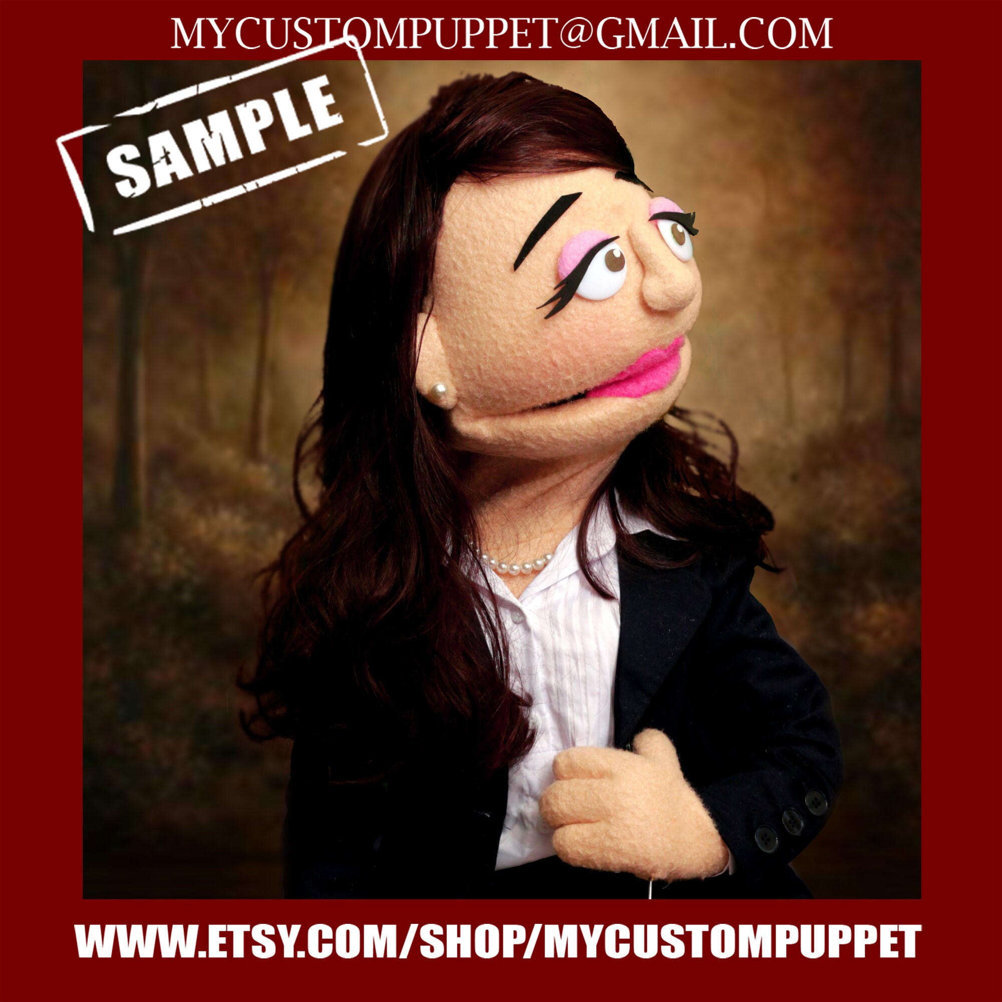 Female Puppet Custom Made Puppet Custom Puppets Puppet Maker - Etsy Canada