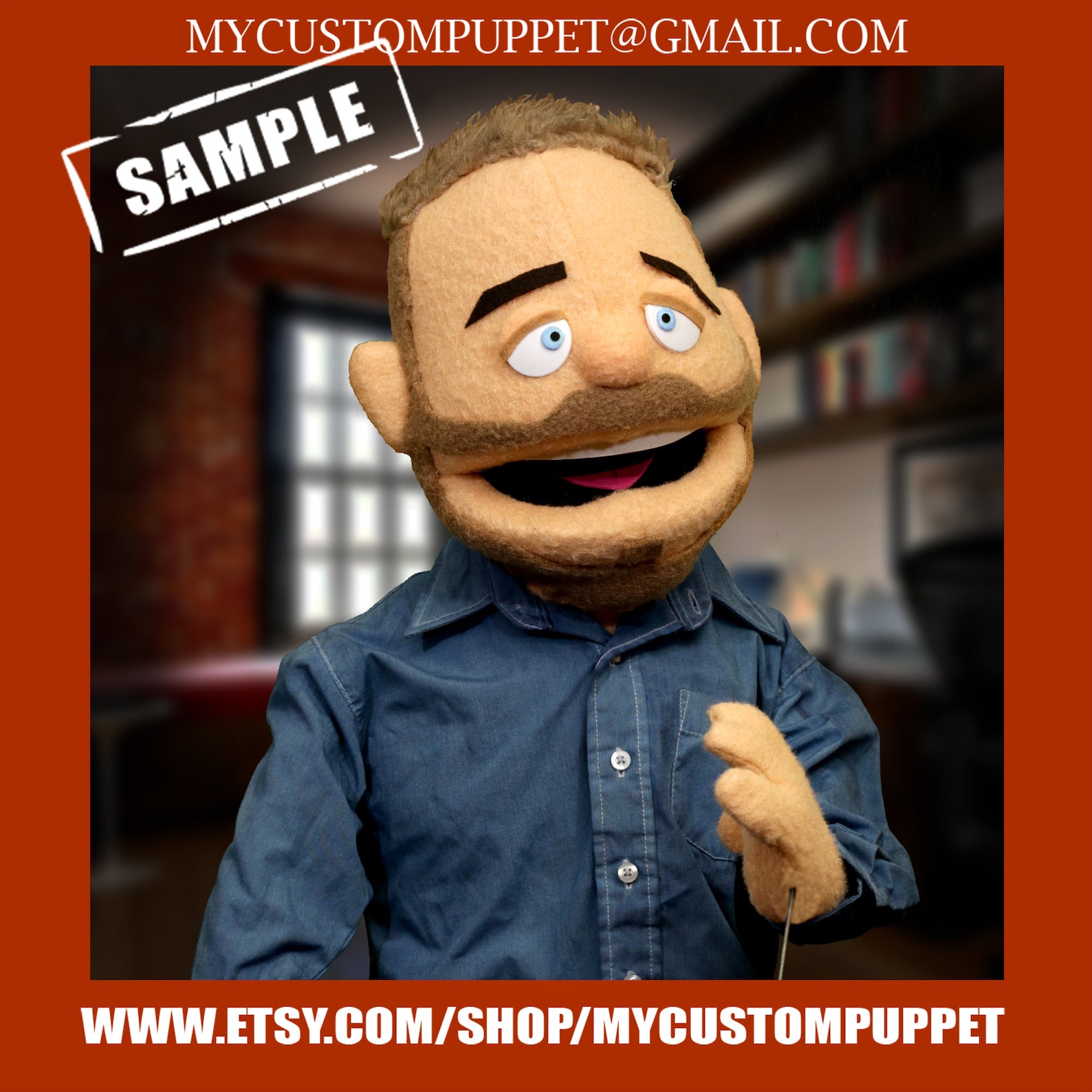 Custom Puppet Portrait Muppet Puppet Custom Look Alike Muppet - Etsy