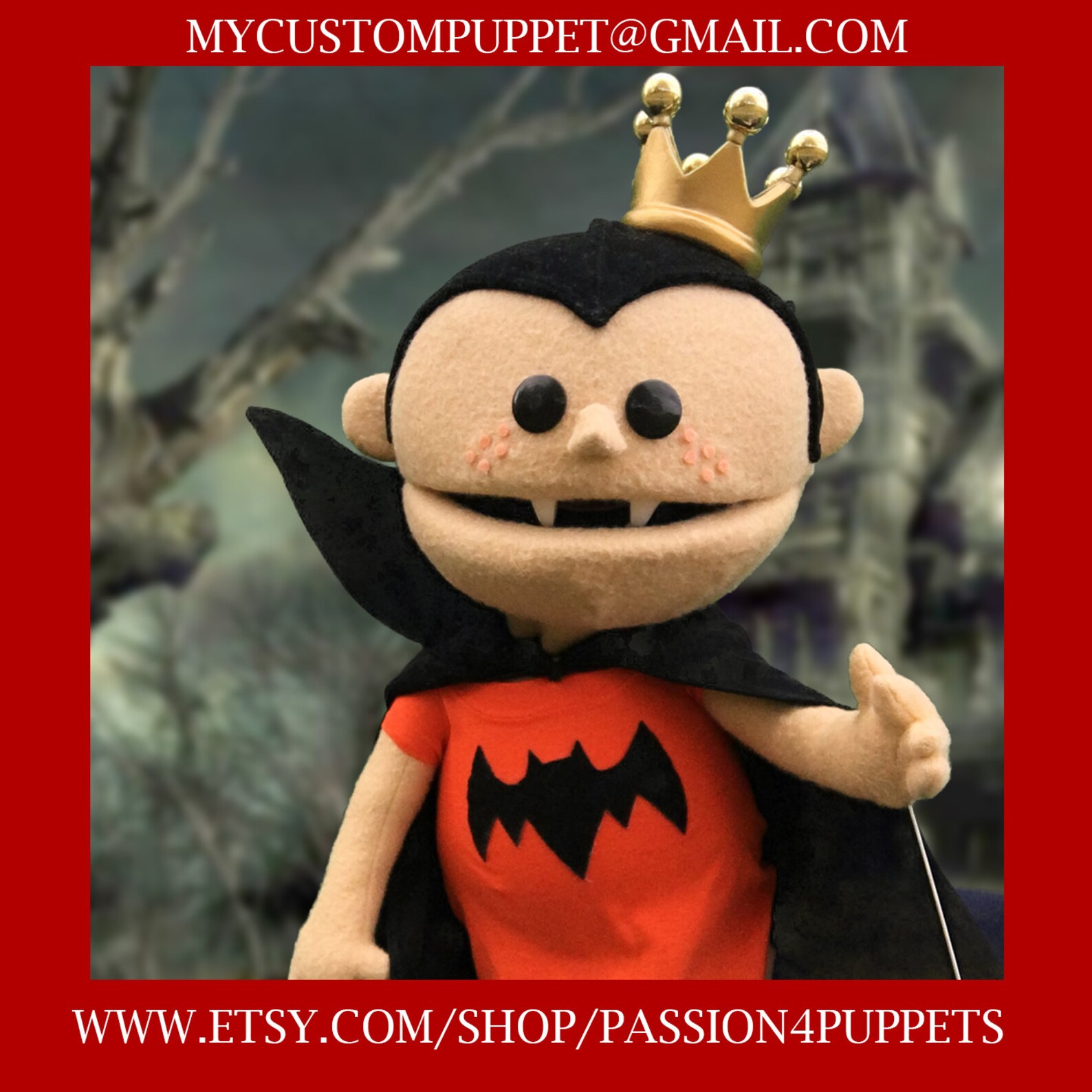 Custom Made Puppet Professional Quality Hand Puppet. We Design to Your ...