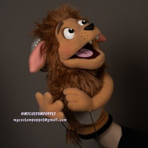 Custom Made Look Creature Puppet Portrait Muppet Type Puppet Custom Made Puppet Lion Half Body ...
