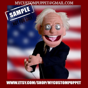 Bernie Sanders Puppet Custom Made Puppet Custom Made Puppets - Etsy