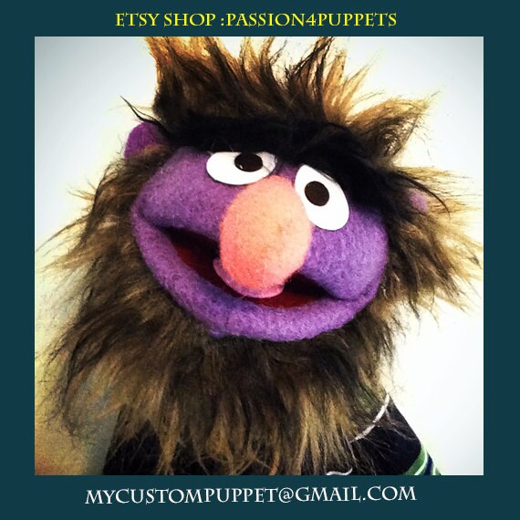 Wild MAN Custom Professional Puppet From Your Design or - Etsy