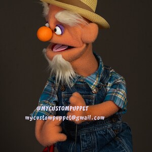 Sample of Our Custom Made Puppet , Farmer Puppet Hand Made Professional ...