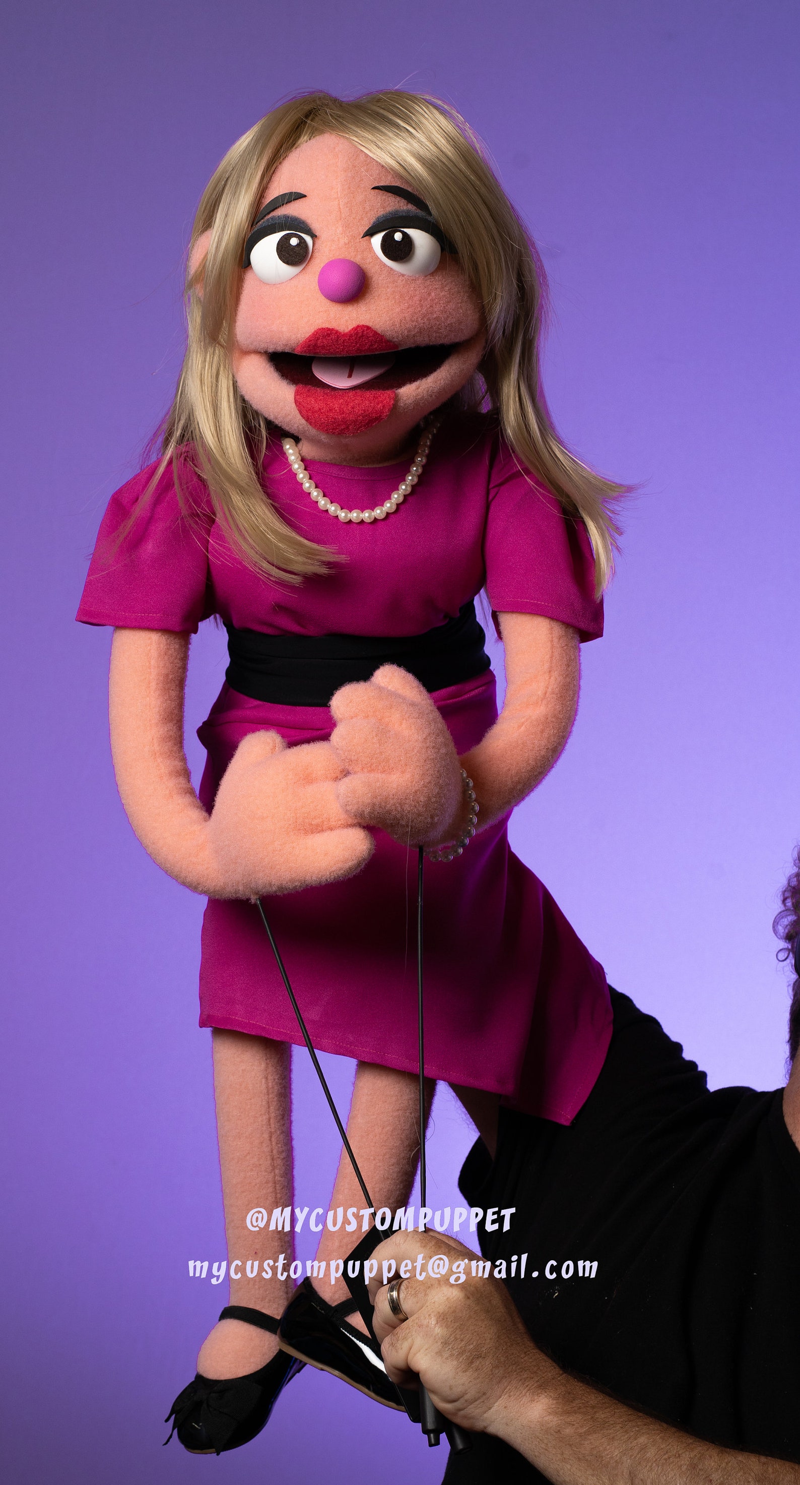 Custom Muppet-style Hand Puppet – Personalized Cartoon Character ...