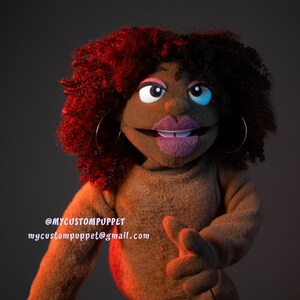 Custom Made Female Woman Puppet Portrait Puppet Custom Made Puppet - Etsy