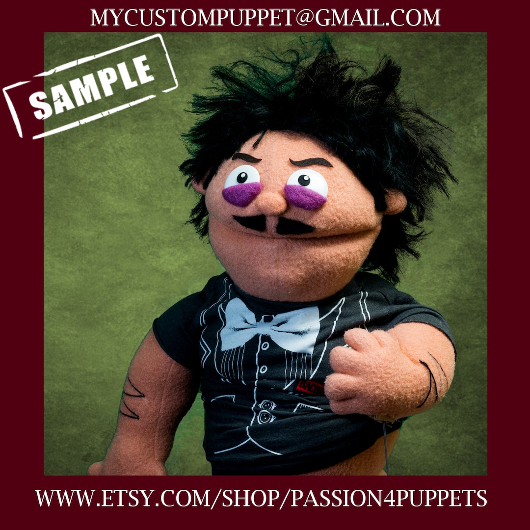 Custom Professional Rod Hand Puppet | Muppet Type Puppet " Portrait ...