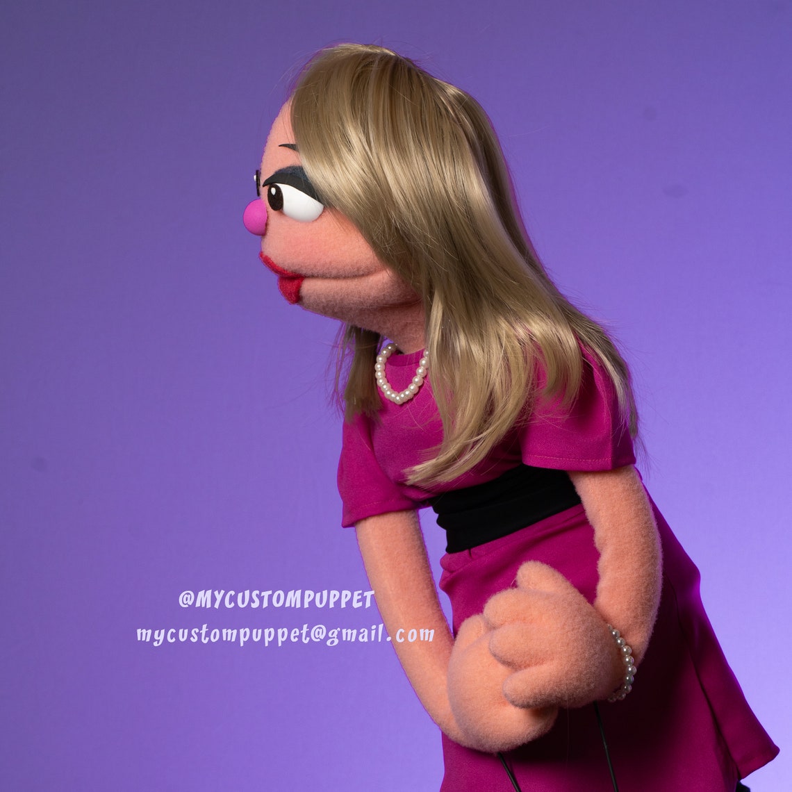 Custom Muppet-style Hand Puppet – Personalized Cartoon Character ...