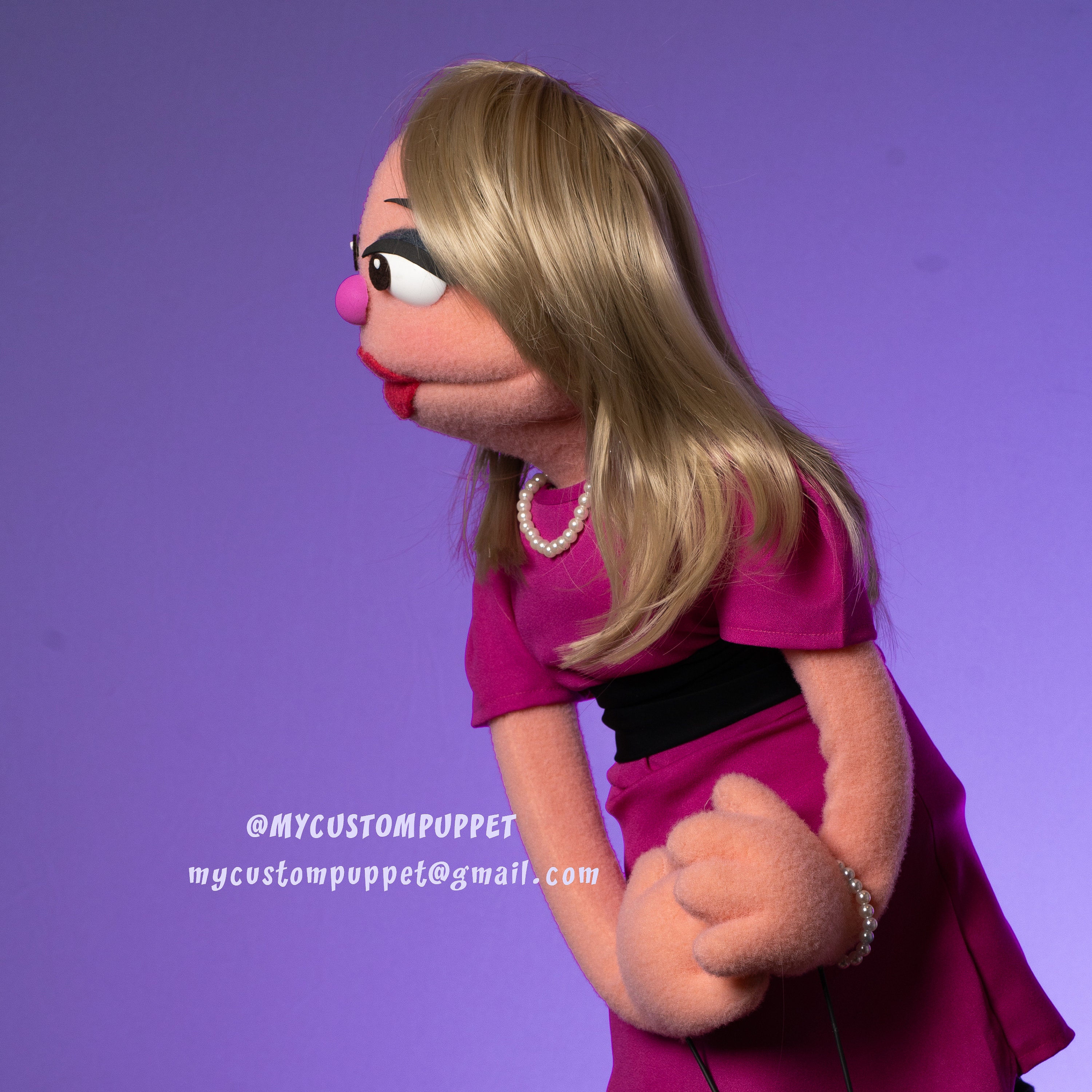 Custom Muppet-style Hand Puppet – Personalized Cartoon Character ...