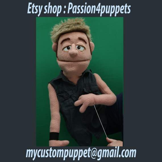 Celebrity Custom Portrait Puppets Professional Quality Hand Puppet ...