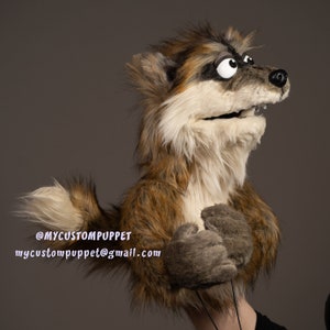 Custom Professional Animal Puppet Muppet, Wolf Puppet Custom Made ...
