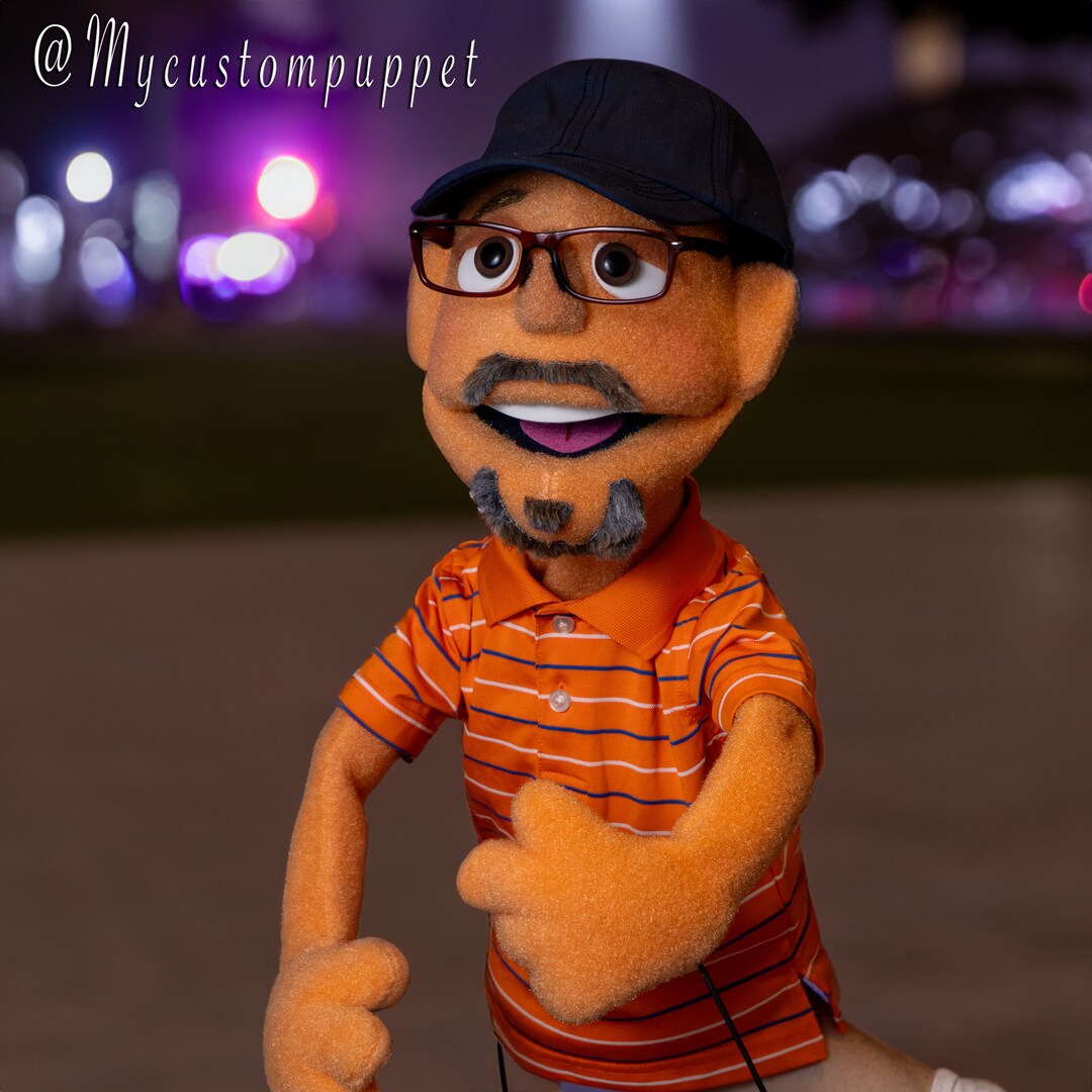 Sample of Our Custom Made Puppet , Dad Gift Puppet Hand Made ...