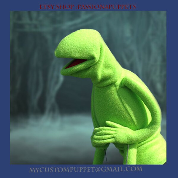 Kermit Puppet - Etsy