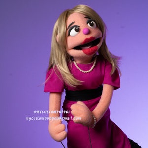 Custom Muppet-style Hand Puppet – Personalized Cartoon Character ...