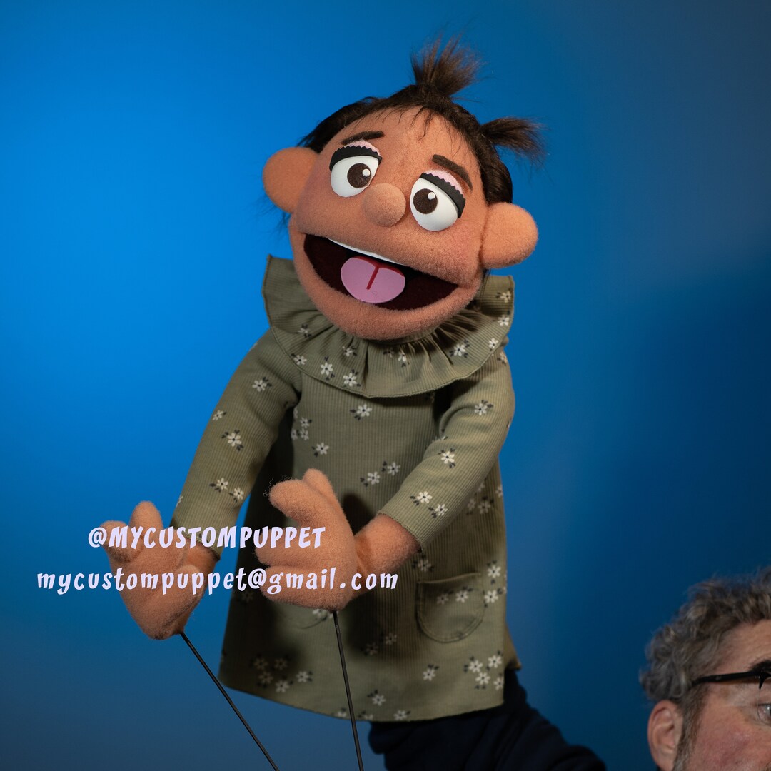 Custom Made Baby Portrait Muppet Professional Rod Custom Made Puppet - Etsy