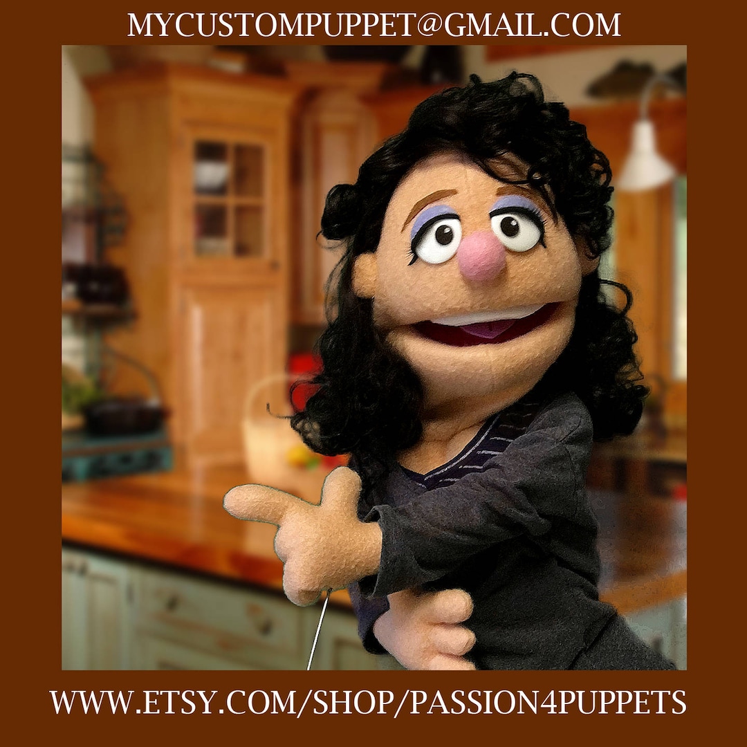 Custom Professional Rod Hand Puppet in Muppet Fleece From Your Design ...