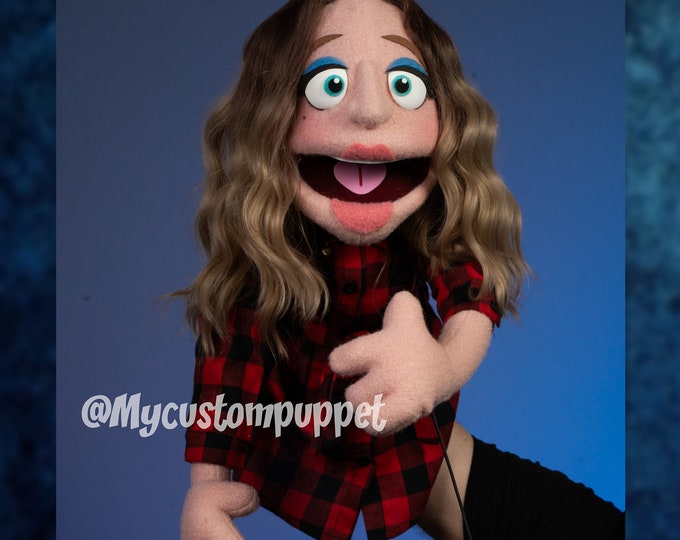 Custom Professional Female Puppet Rod Hand Puppet From Your Design or ...
