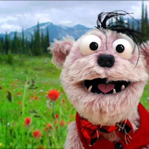 Miss Mouse Hand Puppet Muppet Style | Etsy