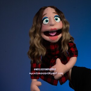 Custom Made Lookalike Female Puppet Portrait Muppet Puppet Custom Made Puppet Half Body - Etsy