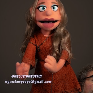 Custom Made Look Female Puppet Portrait Muppet Puppet Custom Made Puppet Half Body - Etsy
