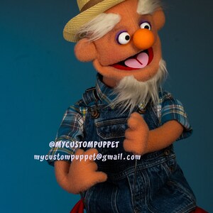 Sample of Our Custom Made Puppet , Farmer Puppet Hand Made Professional ...