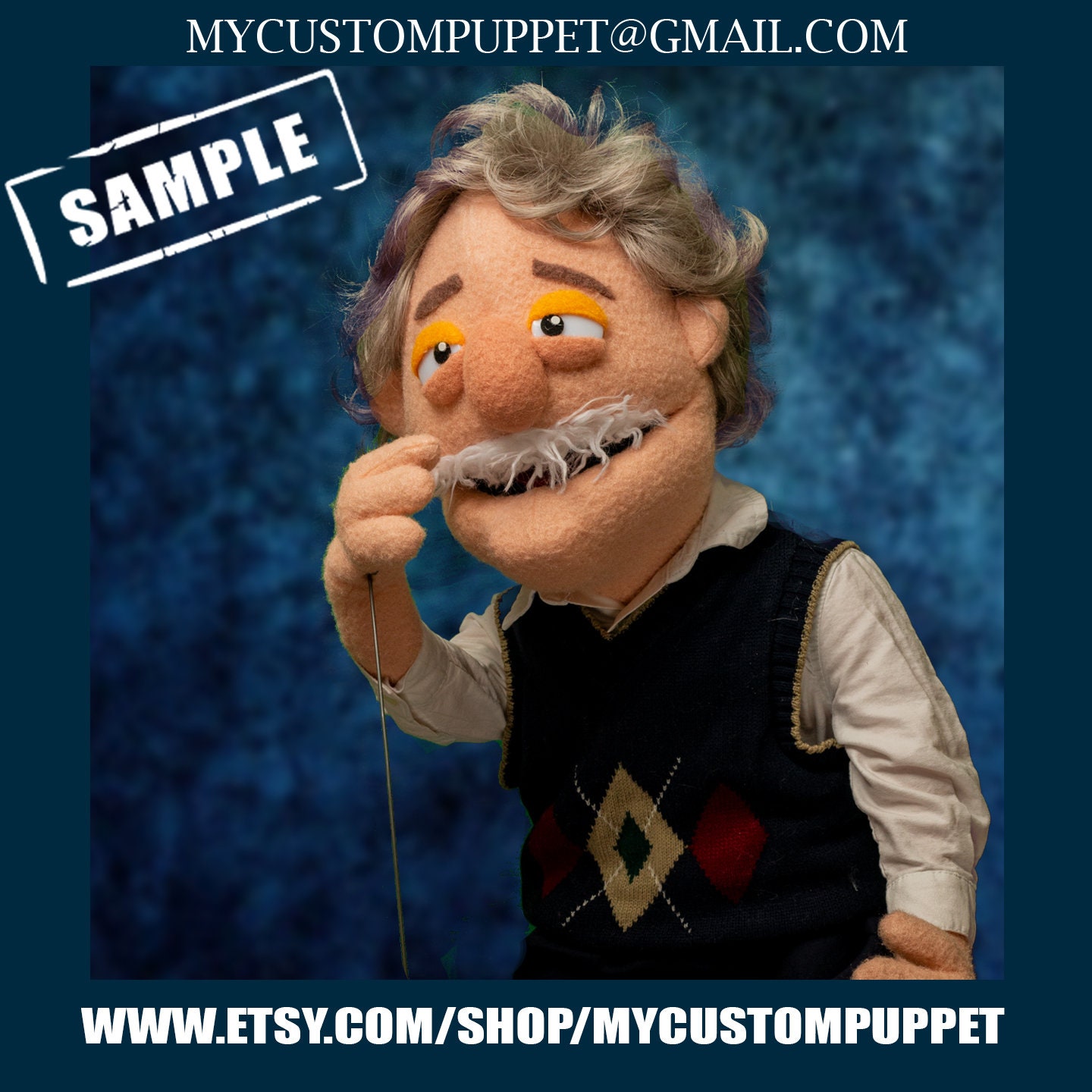 Custom Professional puppet muppet type Portrait | Etsy