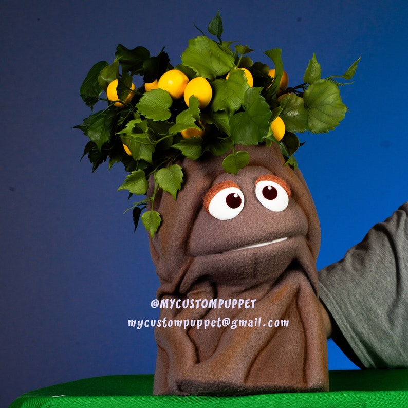Custom Made Character Puppet , Puppets, Lemon Tree Puppet - Etsy UK