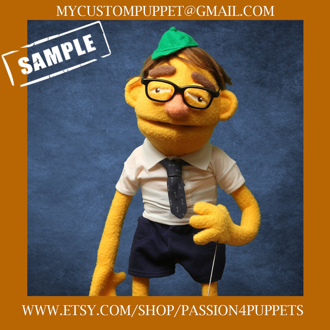 Custom Puppet Professional Portrait Puppet in Antron - Etsy