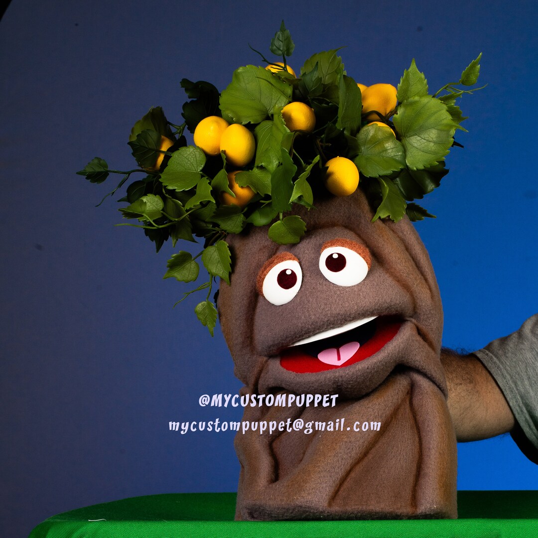 Custom Made Character Puppet , Puppets, Lemon Tree Puppet - Etsy