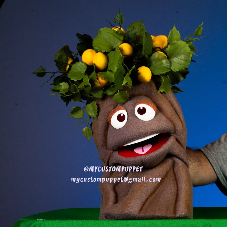 Custom Made Character Puppet , Puppets, Lemon Tree Puppet - Etsy UK