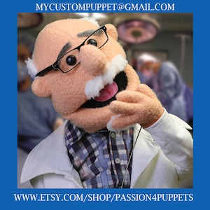 Custom Professional Rod Hand Puppet in Antron Fleece From Your Design ...
