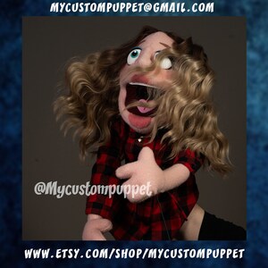Custom Professional Female Puppet Rod Hand Puppet From Your Design or ...