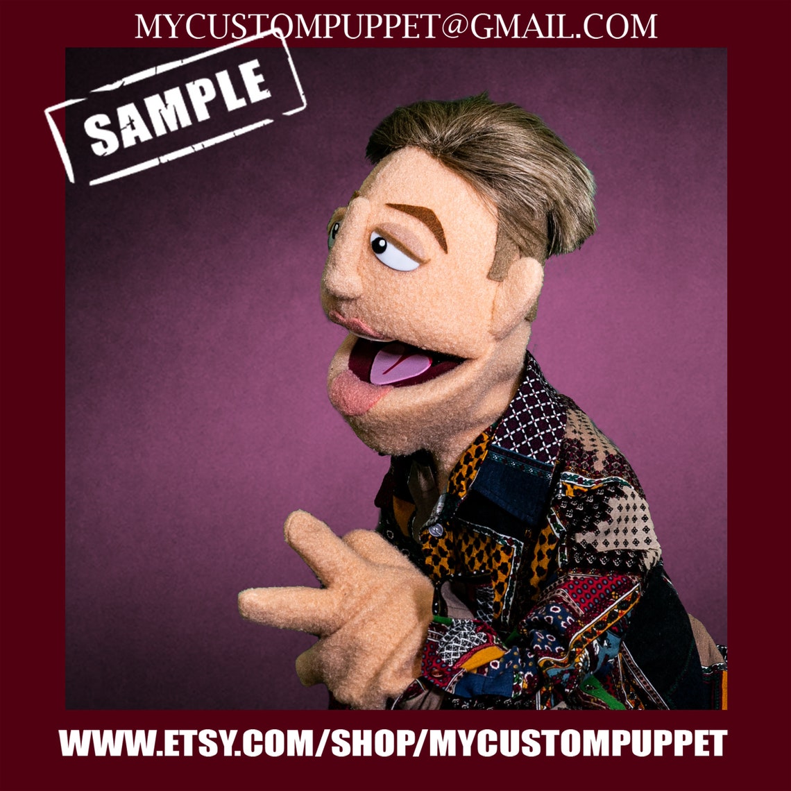 Custom Made Puppet Custom Made Puppets Custom Made Muppet | Etsy