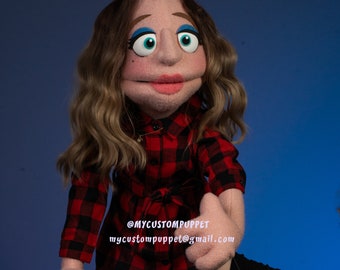 Custom Professional Female Puppet Rod Hand Puppet From Your - Etsy