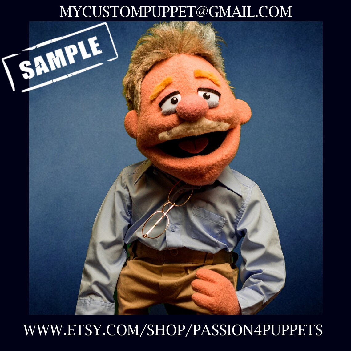 Custom Professional Muppet Type Puppet Your Design or Ours Portrait ...