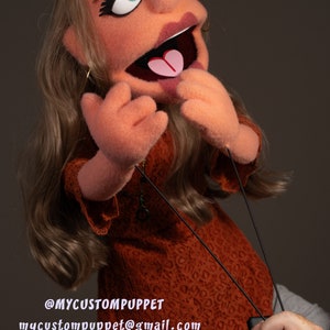 Custom Made Look Female Puppet Portrait Muppet Puppet Custom Made Puppet Half Body - Etsy