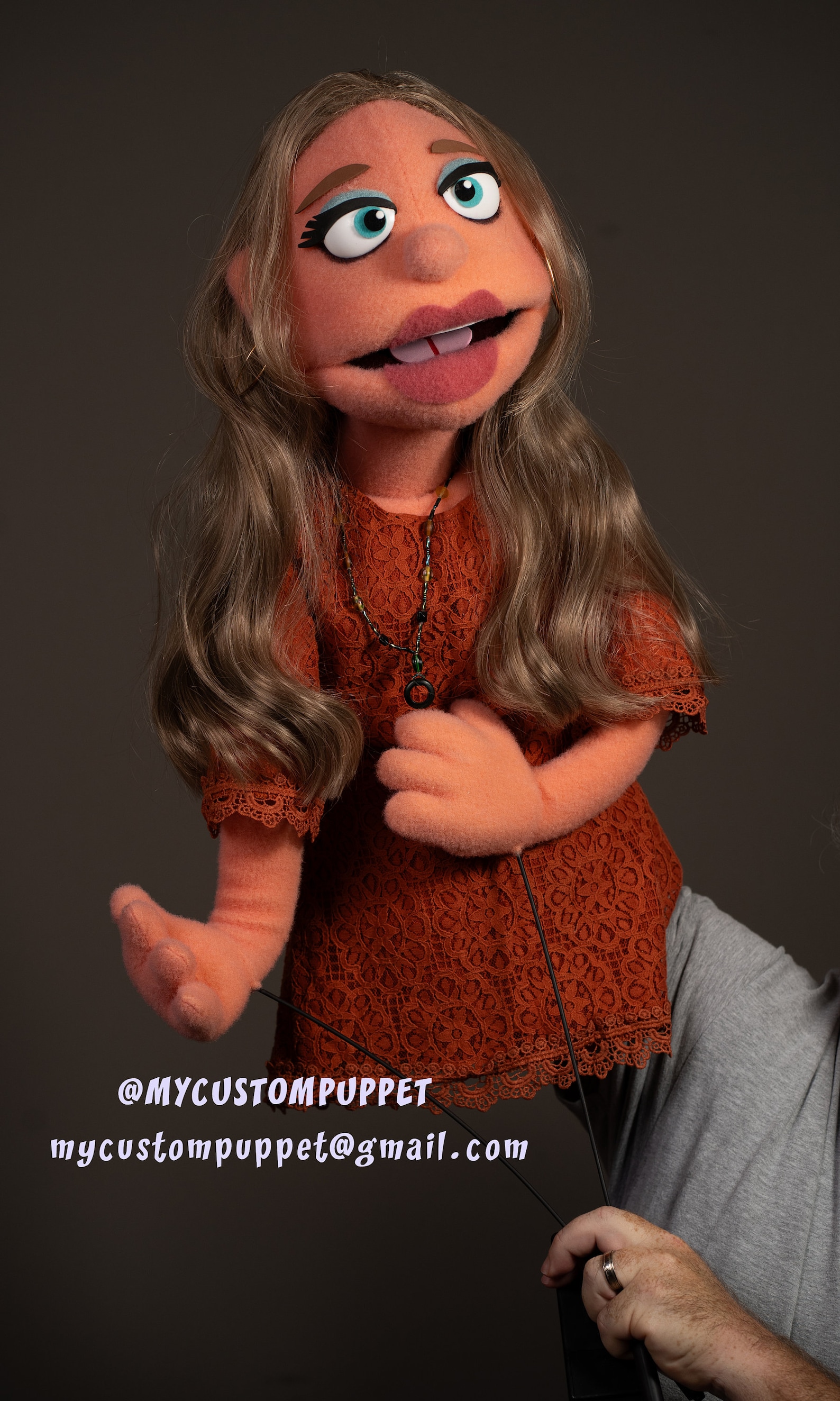 Custom Made Look Female Puppet Portrait Muppet Puppet Custom Made ...